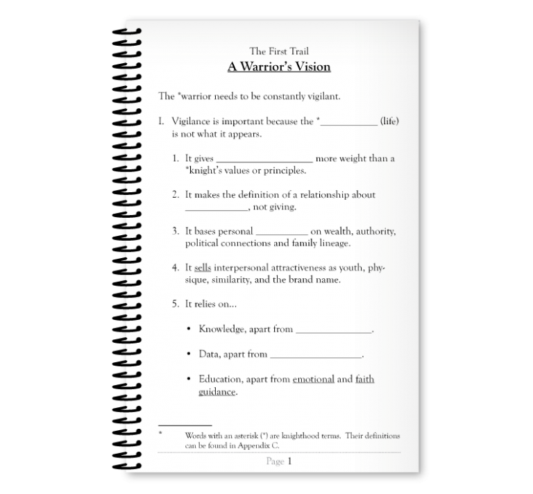 Warrior (Workbook) | Follow Along with the DVD Series