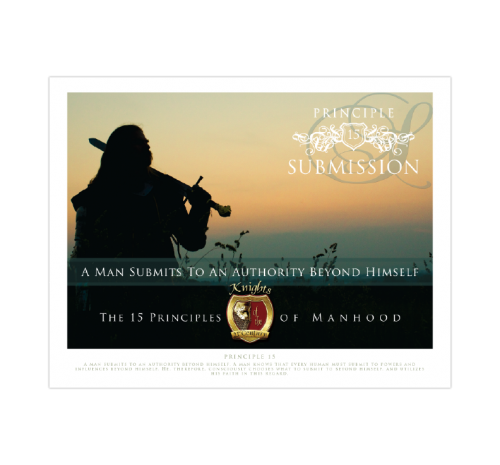 15 Principles of Manhood Posters | Build the Character of a Man of God